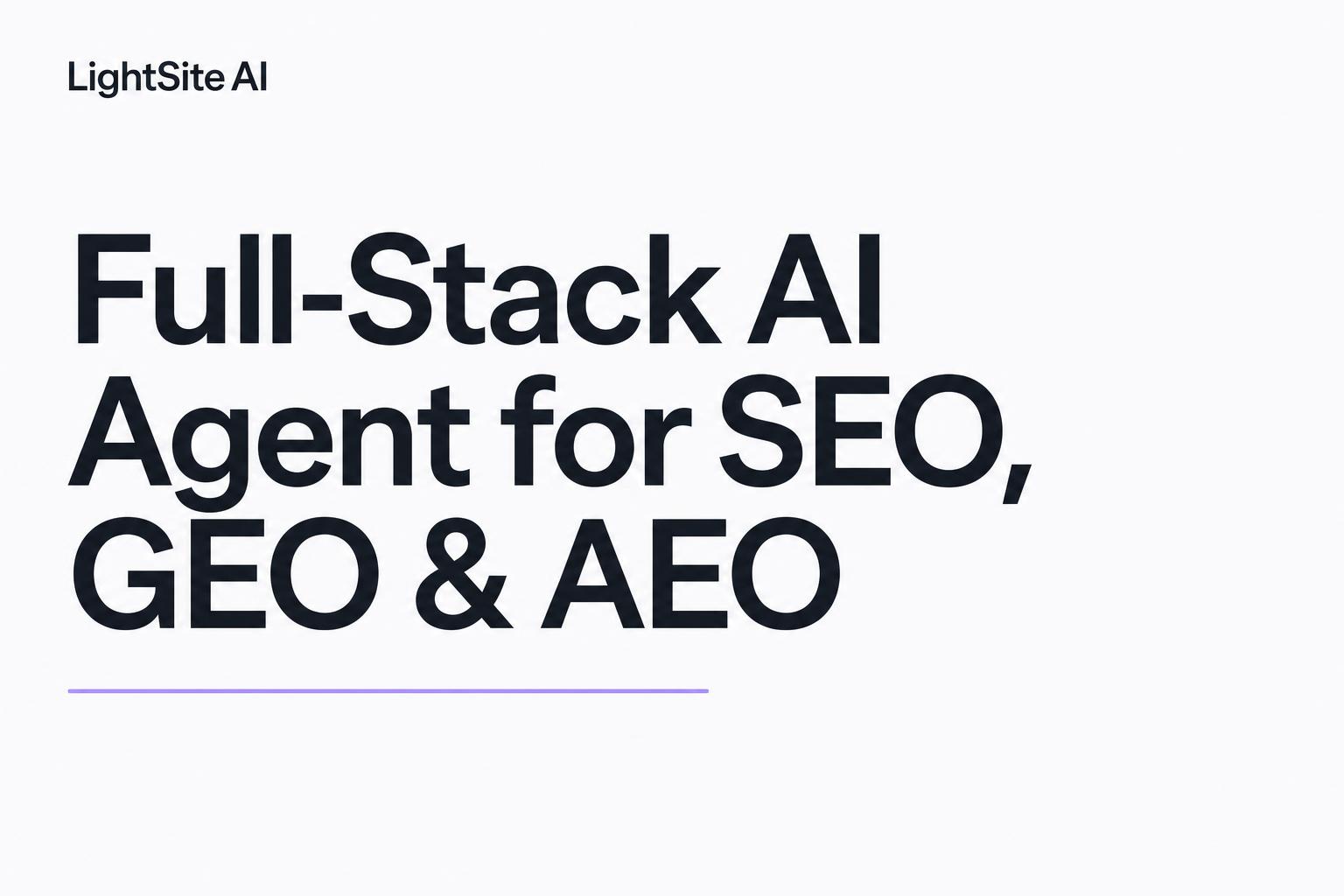 Best GEO Platforms 2026 — Compared & Ranked | LightSite AI